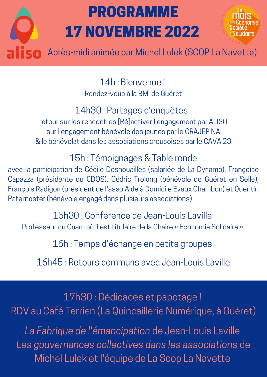 [Retours du 17 Nov. 2022] Bénévolat & Associations : petite main ou ...