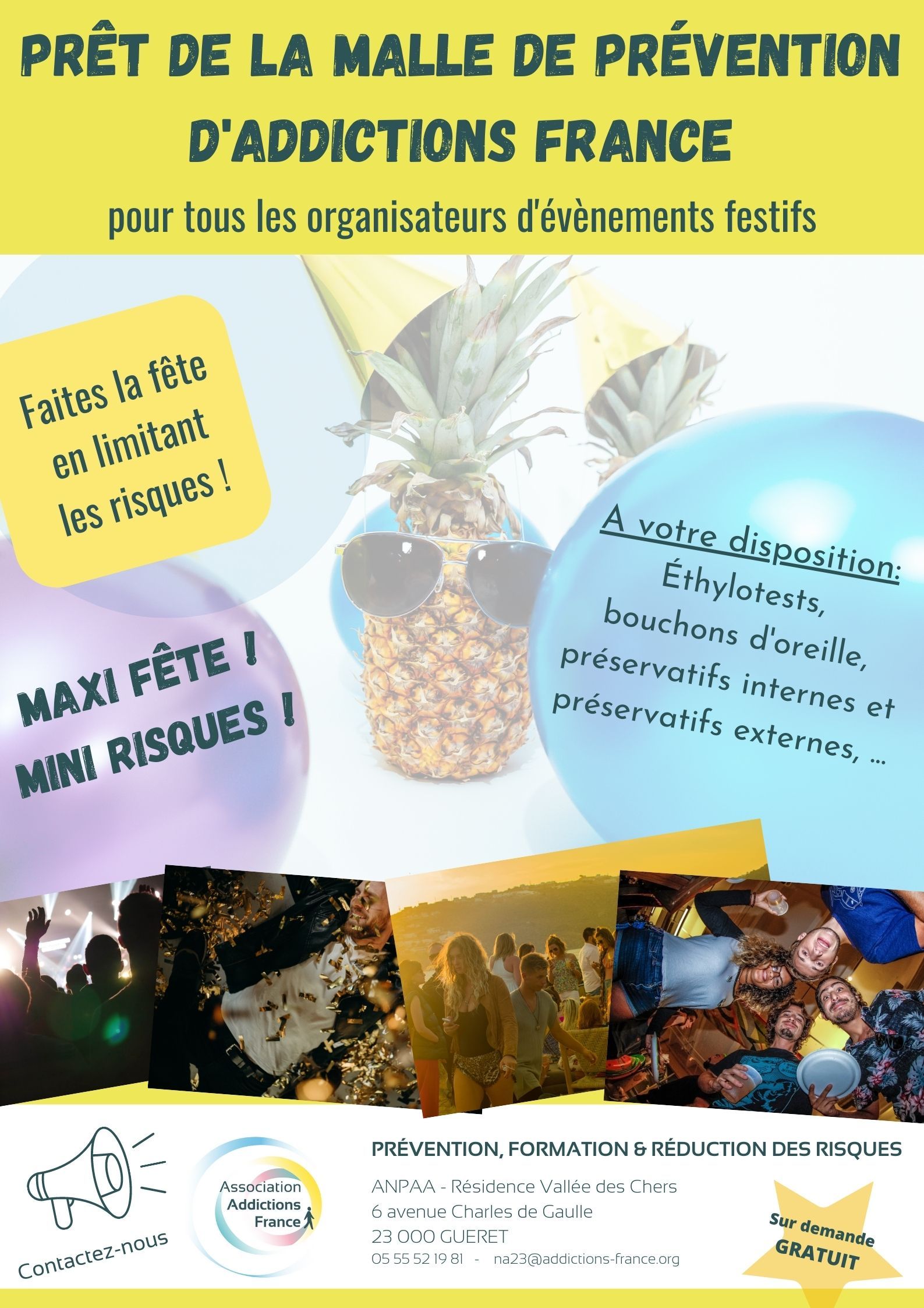 Addiction France vous propose ses malles de prévention ! - Aliso Réseau